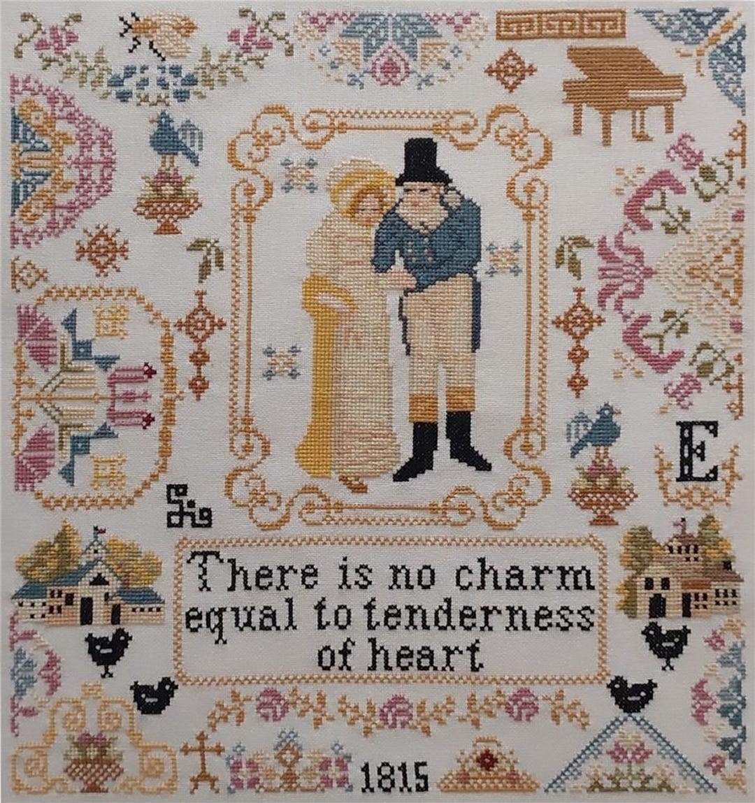 Emma Quaker Counted Cross Stitch Pattern - Etsy
