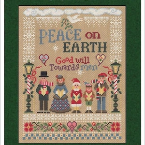 Goodwill Towards Men Counted Cross Stitch Pattern - Etsy