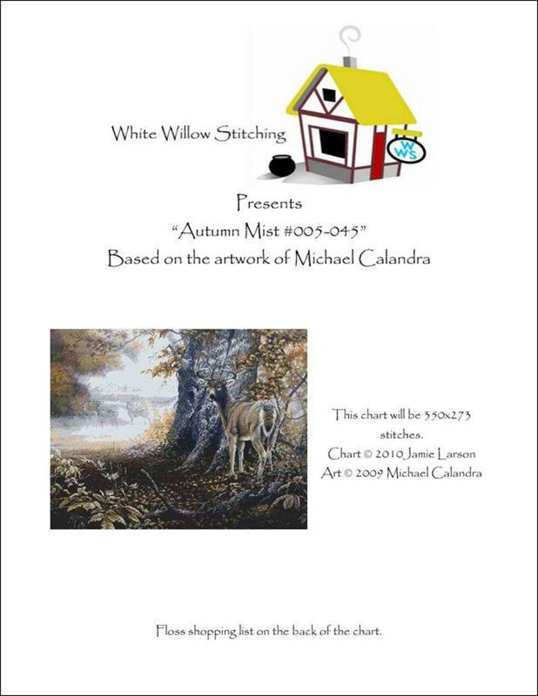 Autumn Mist Counted Cross Stitch Pattern - Etsy