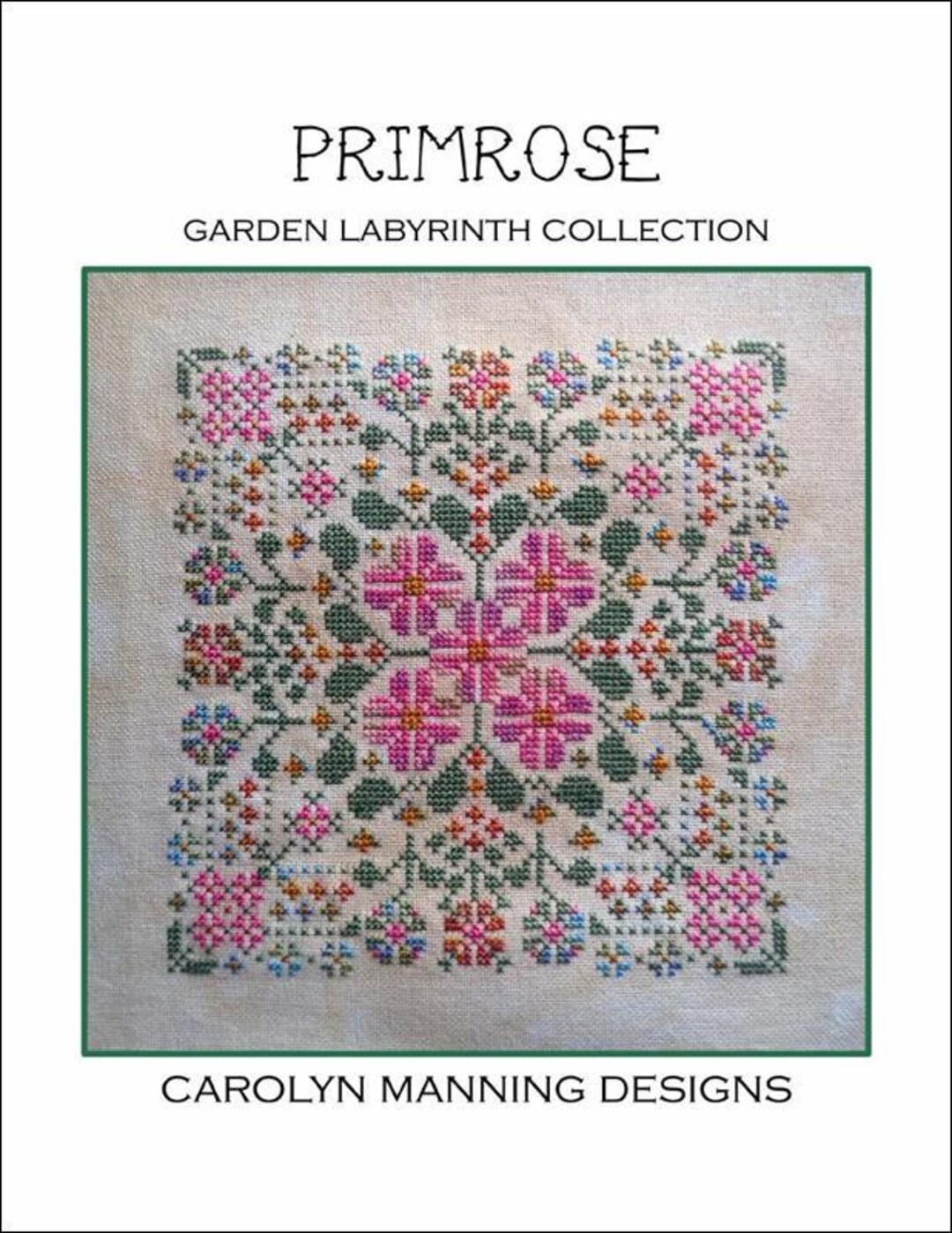 Primrose (garden Labyrinth Collection) Counted Cross Stitch Pattern by ...