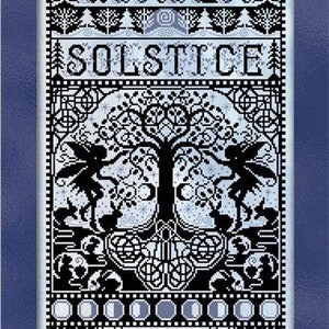 Winter Solstice Counted Cross Stitch Pattern by Joan Elliott Design - Etsy