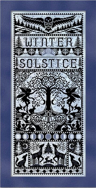 Winter Solstice Counted Cross Stitch Pattern by Joan Elliott Design - Etsy