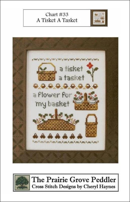 A Tisket a Tasket Counted Cross Stitch Pattern - Etsy