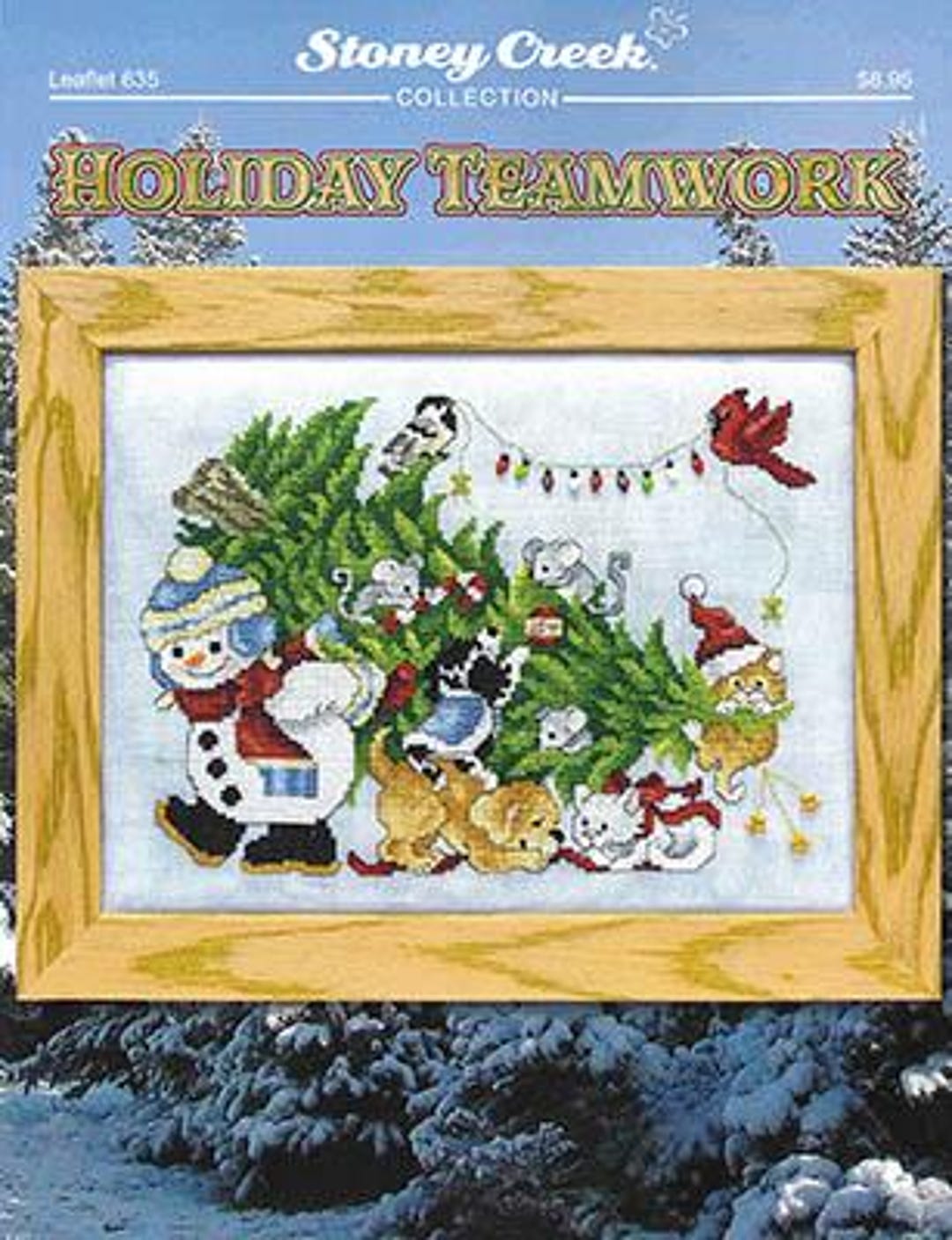 Holiday Teamwork Counted Cross Stitch Pattern - Etsy