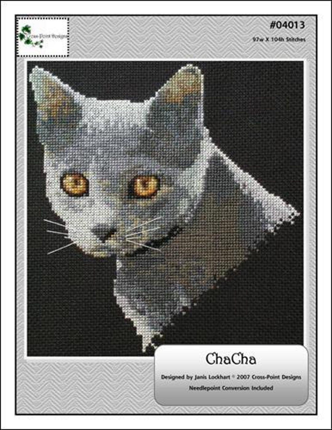 Chacha Counted Cross Stitch Pattern by Cross-point Designs - Etsy