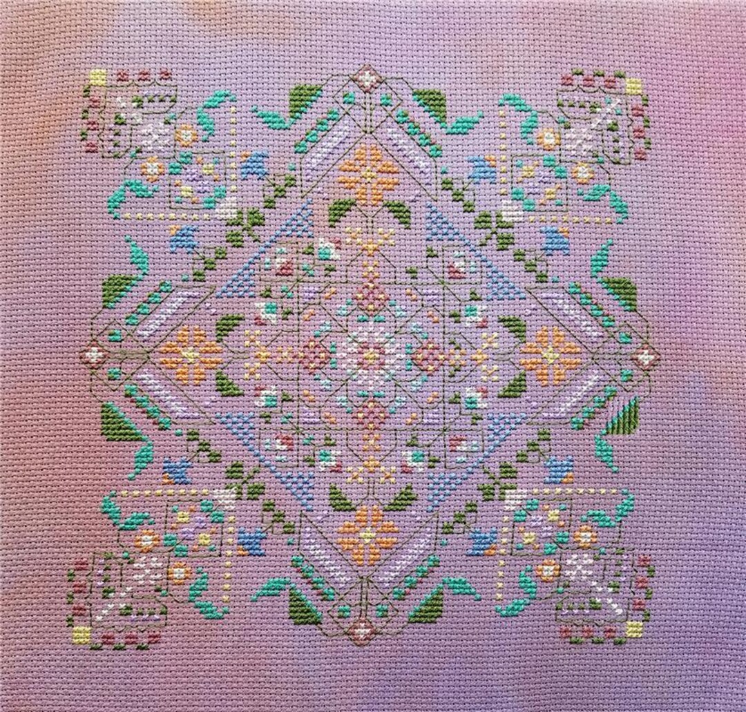 Spring Twirl Counted Cross Stitch Pattern From Carolyn Manning Designs ...