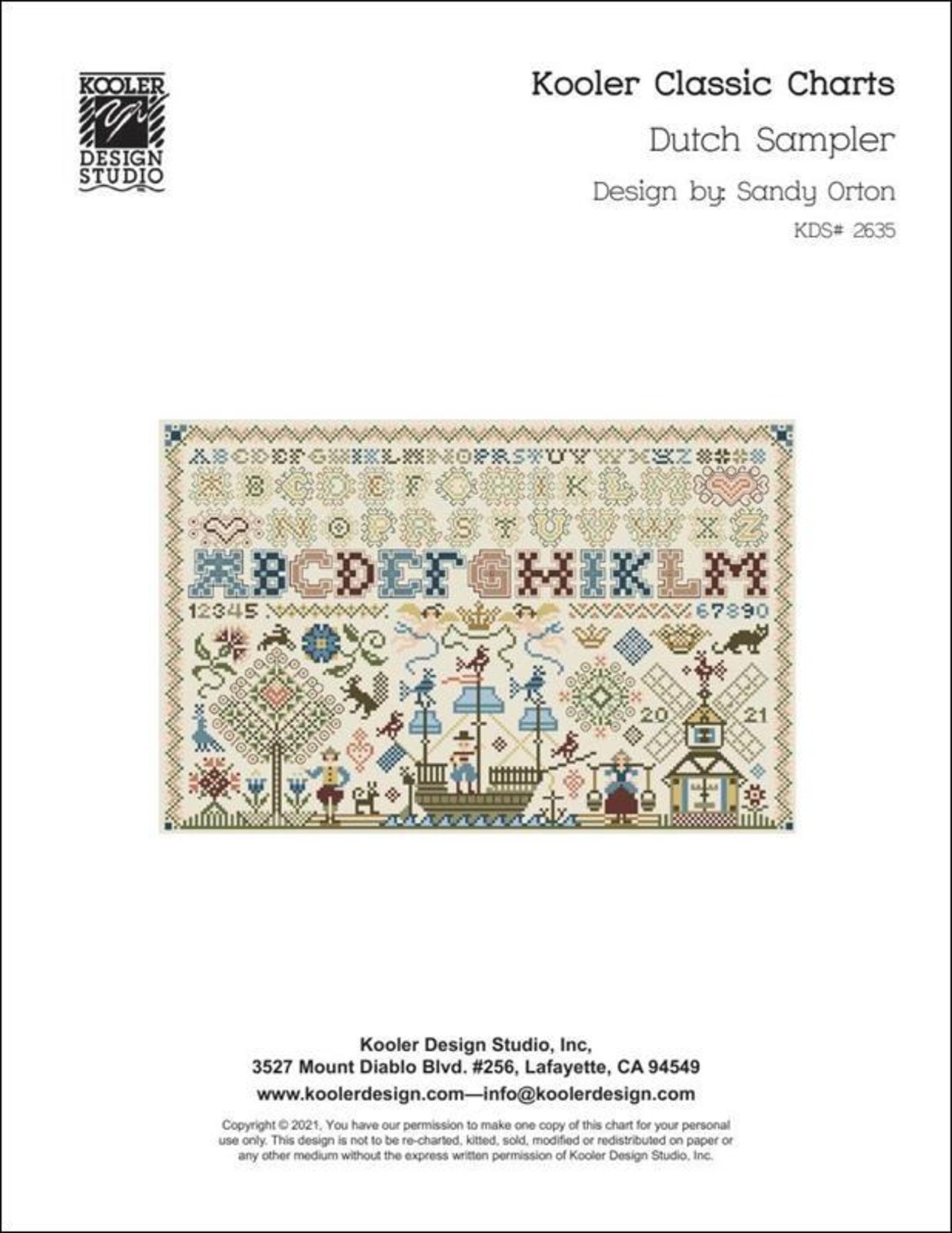 Dutch Sampler Counted Cross Stitch Pattern by Kooler Designs - Etsy
