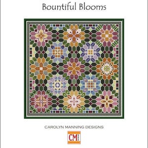 Bountiful Blooms Counted Cross Stitch Pattern by Carolyn Manning - Etsy