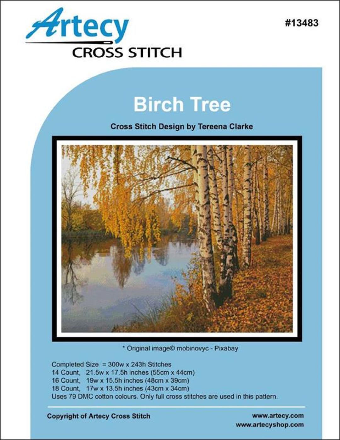 Birch Tree Counted Cross Stitch Pattern - Etsy