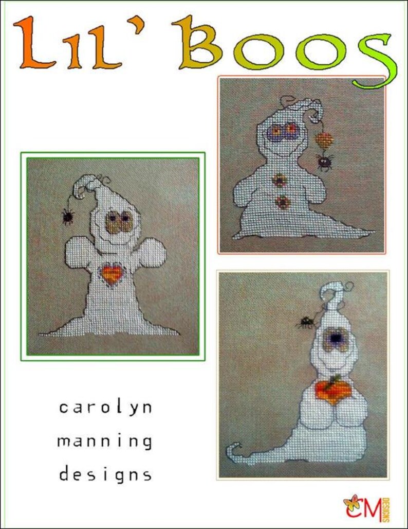 Lil' Boos Counted Cross Stitch Pattern by Carolyn Manning Designs - Etsy