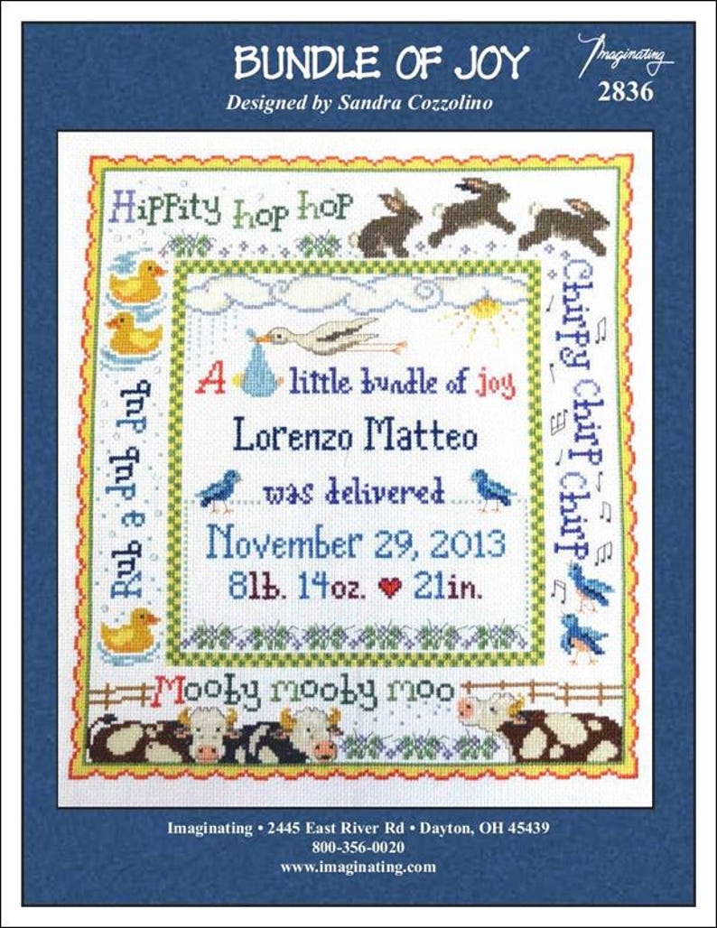 Bundle of Joy Counted Cross Stitch Pattern by Imaginating - Etsy