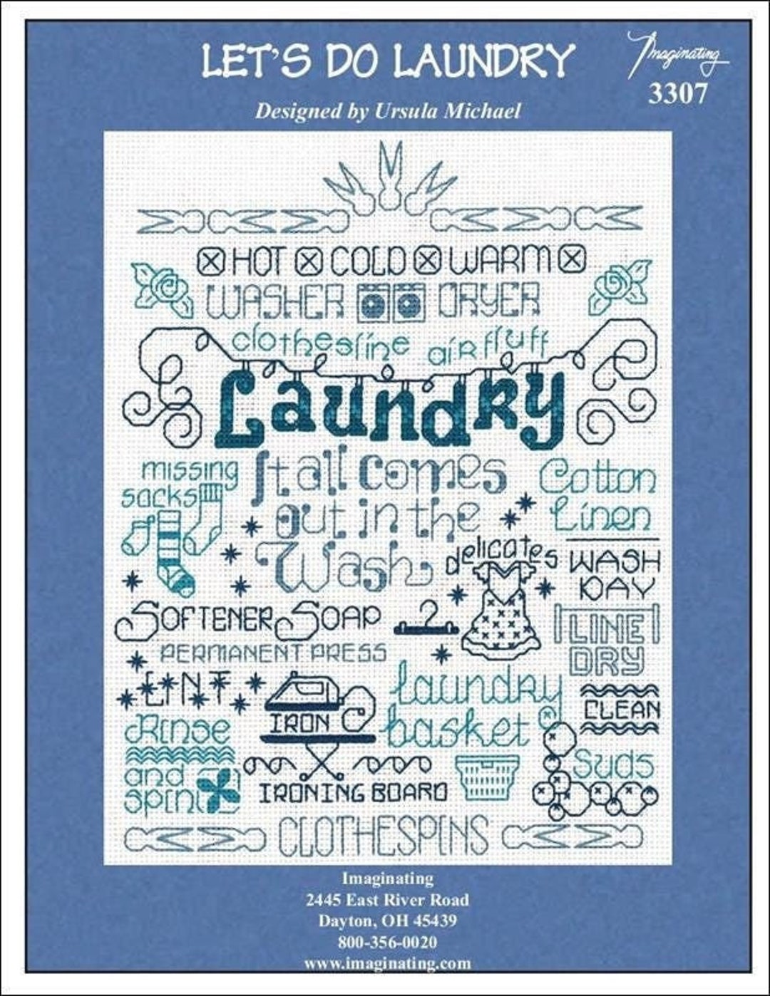 Let's Do Laundry Counted Cross Stitch Pattern - Etsy