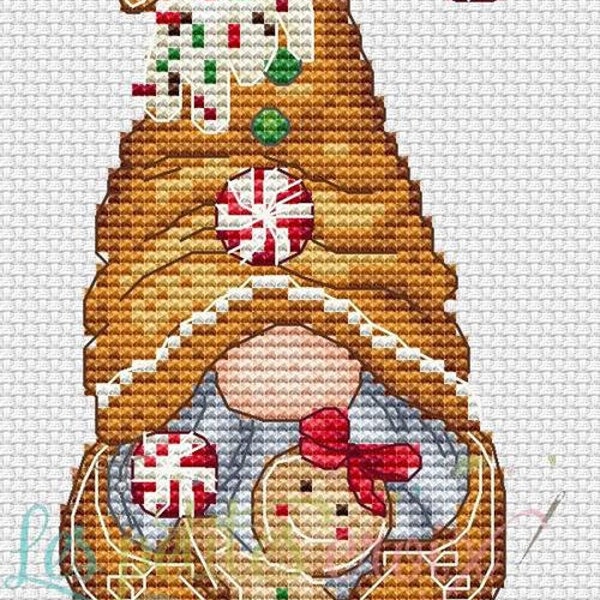 Gingerbread Cross Stitch Pattern - Etsy
