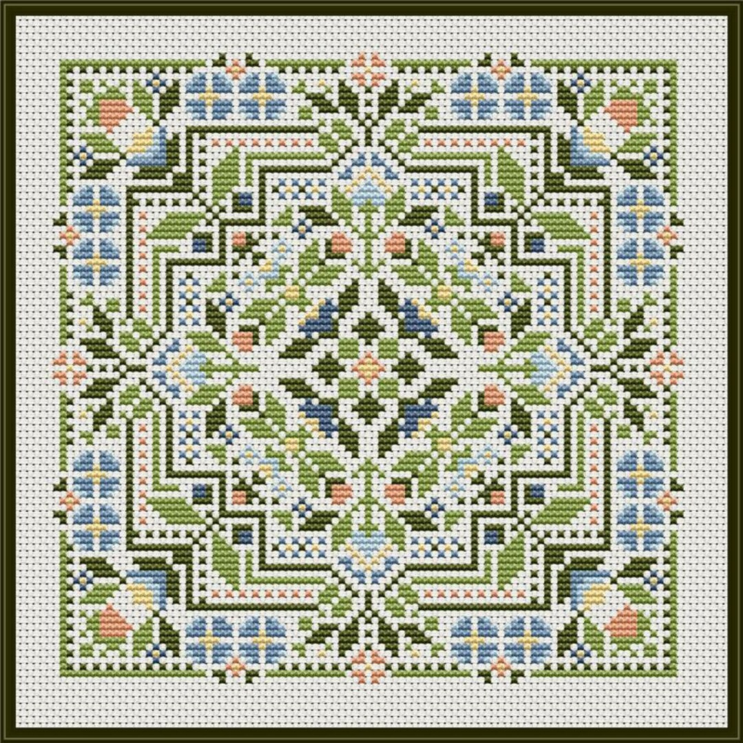 Calm the Garden Labyrinth Collection Counted Cross Stitch Pattern by ...