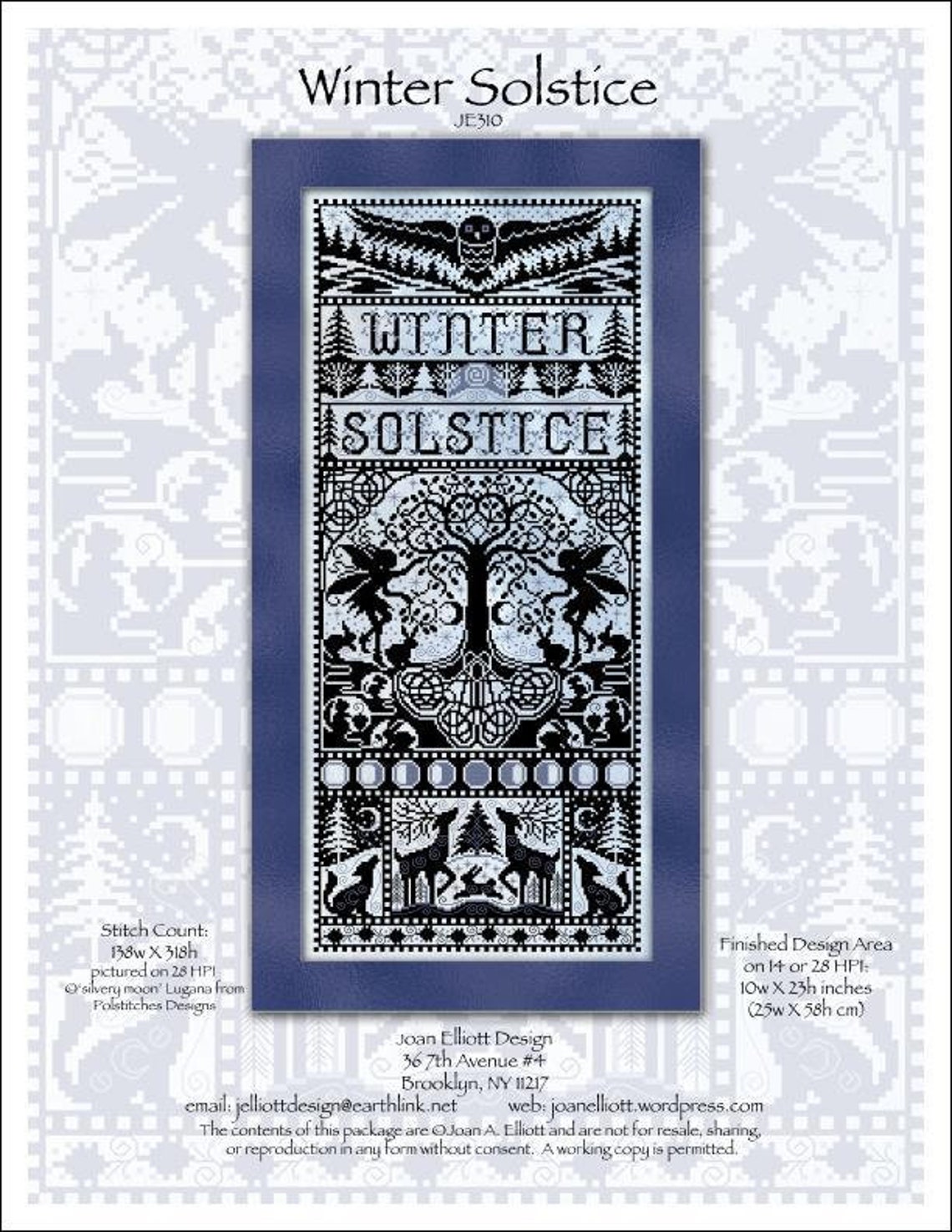 Winter Solstice Counted Cross Stitch Pattern - Etsy