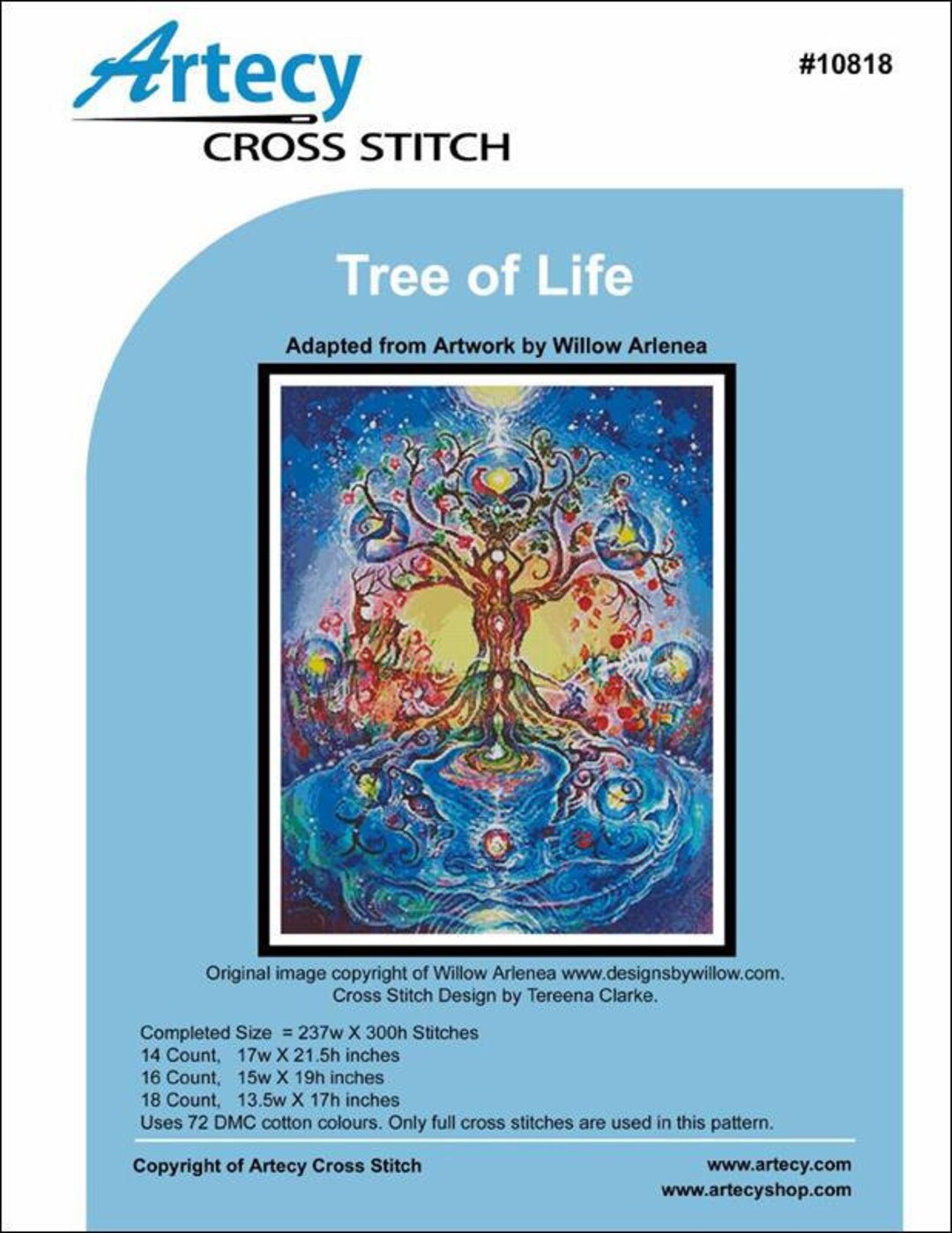 Tree of Life Counted Cross Stitch Pattern - Etsy