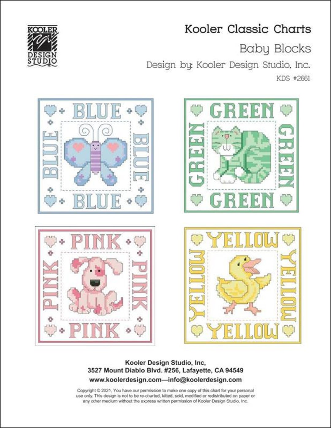 Baby Blocks Counted Cross Stitch Pattern - Etsy