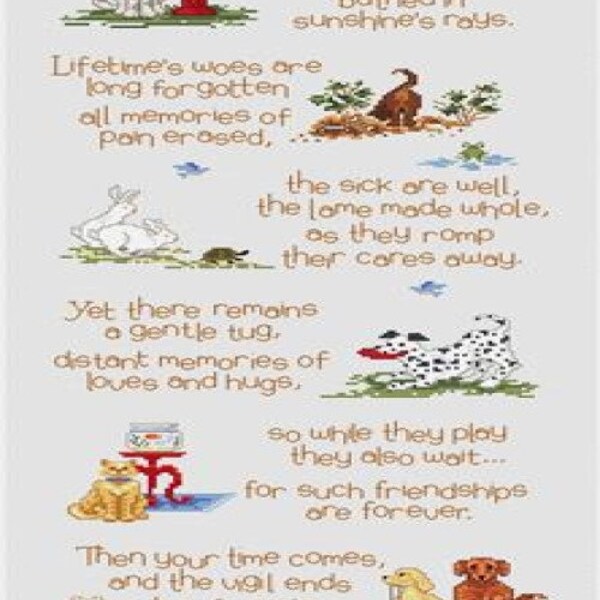 Rainbow Bridge Cross Stitch Pattern - Etsy