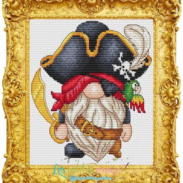 Pirate Cross Stitch - Etsy