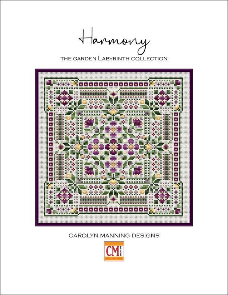 Harmony (the Garden Labyrinth Collection) Counted Cross Stitch Pattern ...