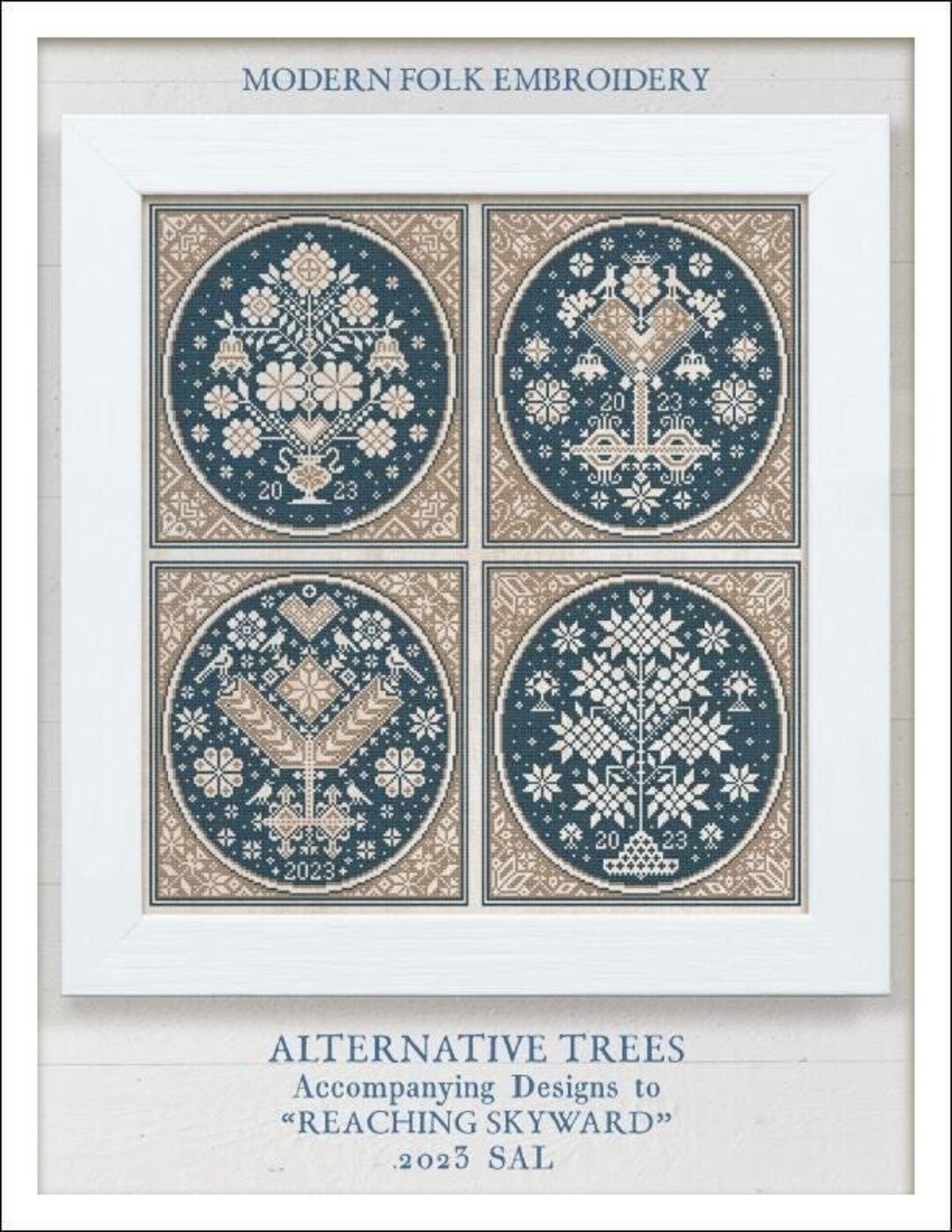 Alternative Trees Counted Cross Stitch Pattern - Can Be Used With ...
