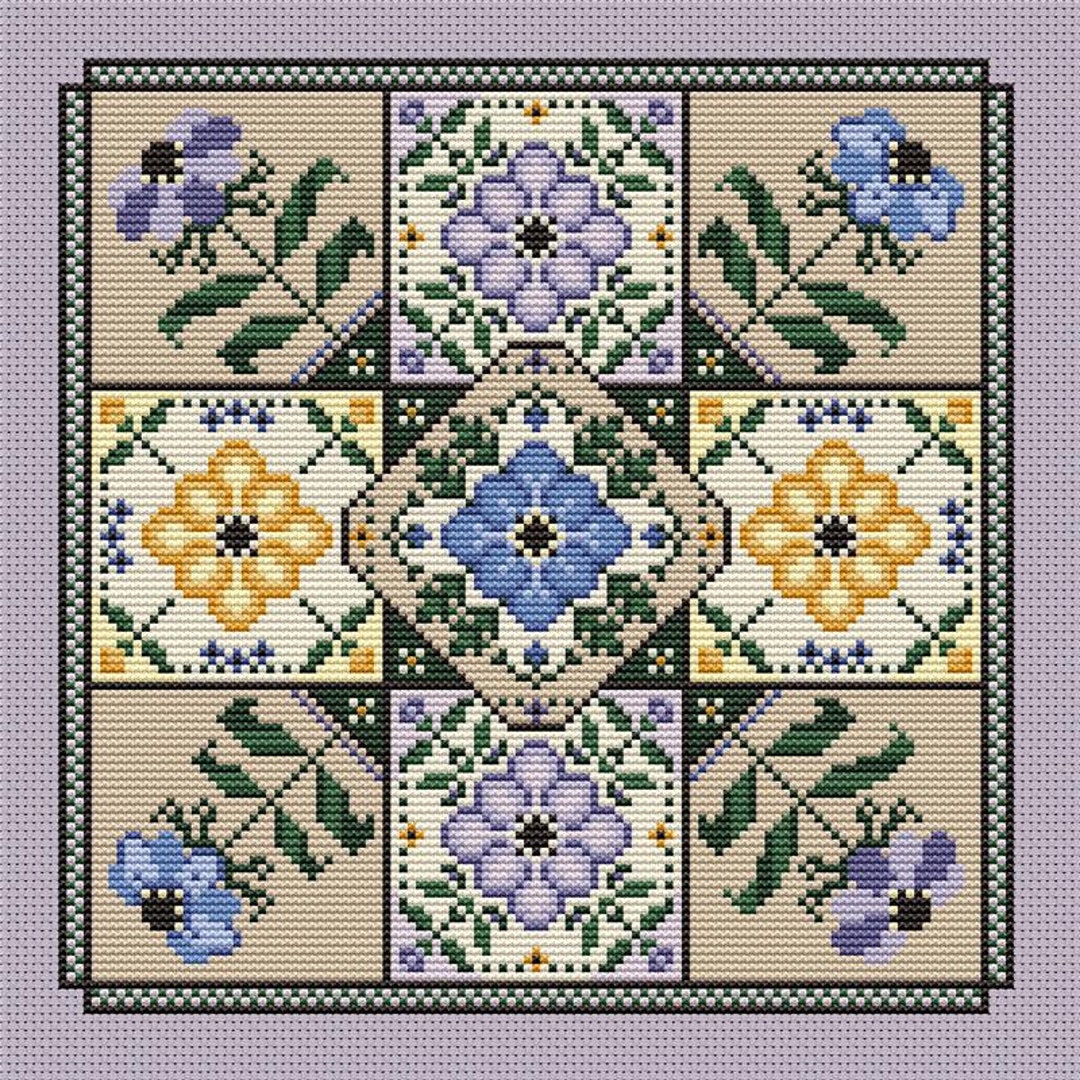 Windflower Counted Cross Stitch Pattern by Carolyn Manning Designs - Etsy