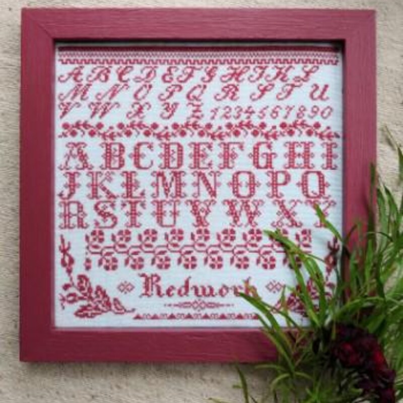 Redwork Stitching - Etsy
