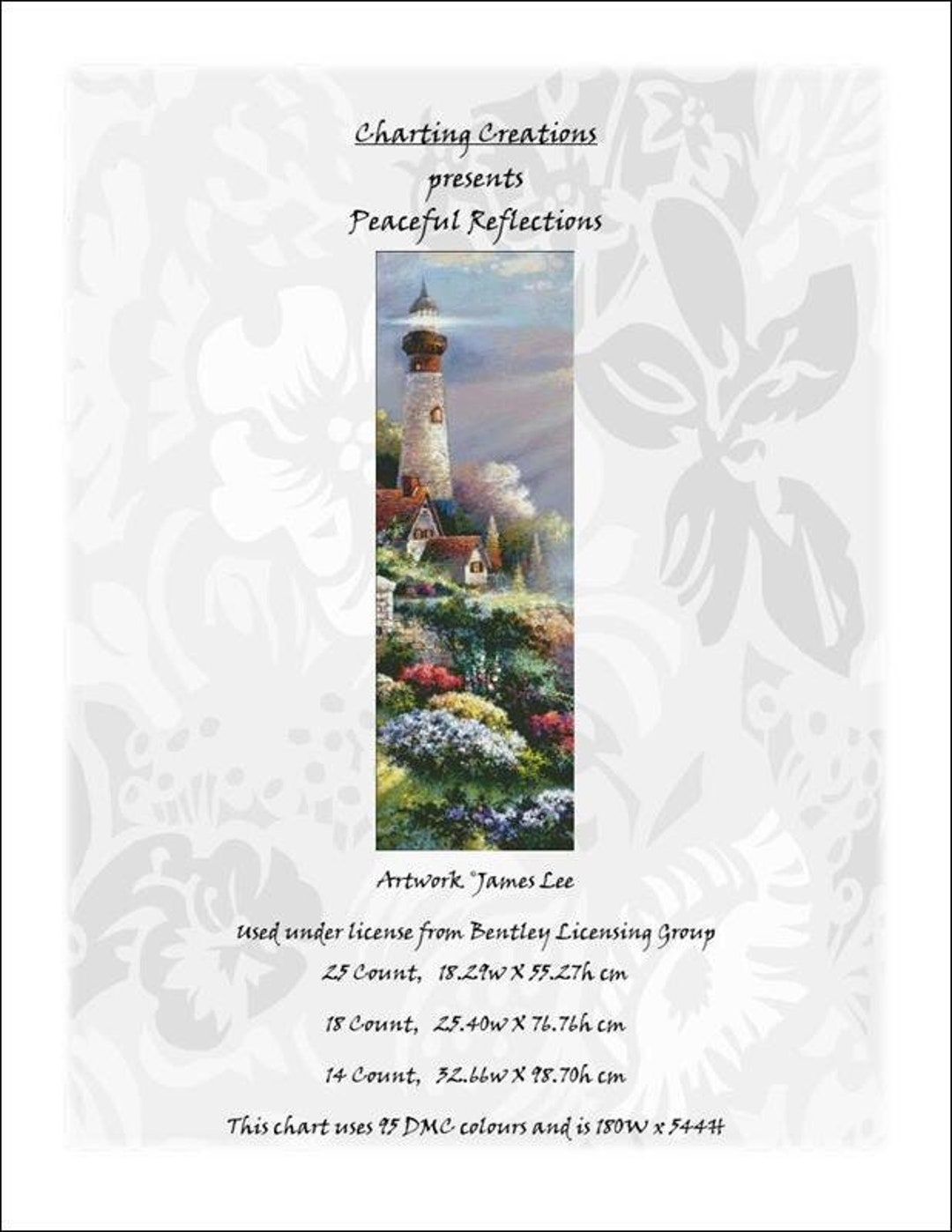 Peaceful Reflections Counted Cross Stitch Pattern - Etsy