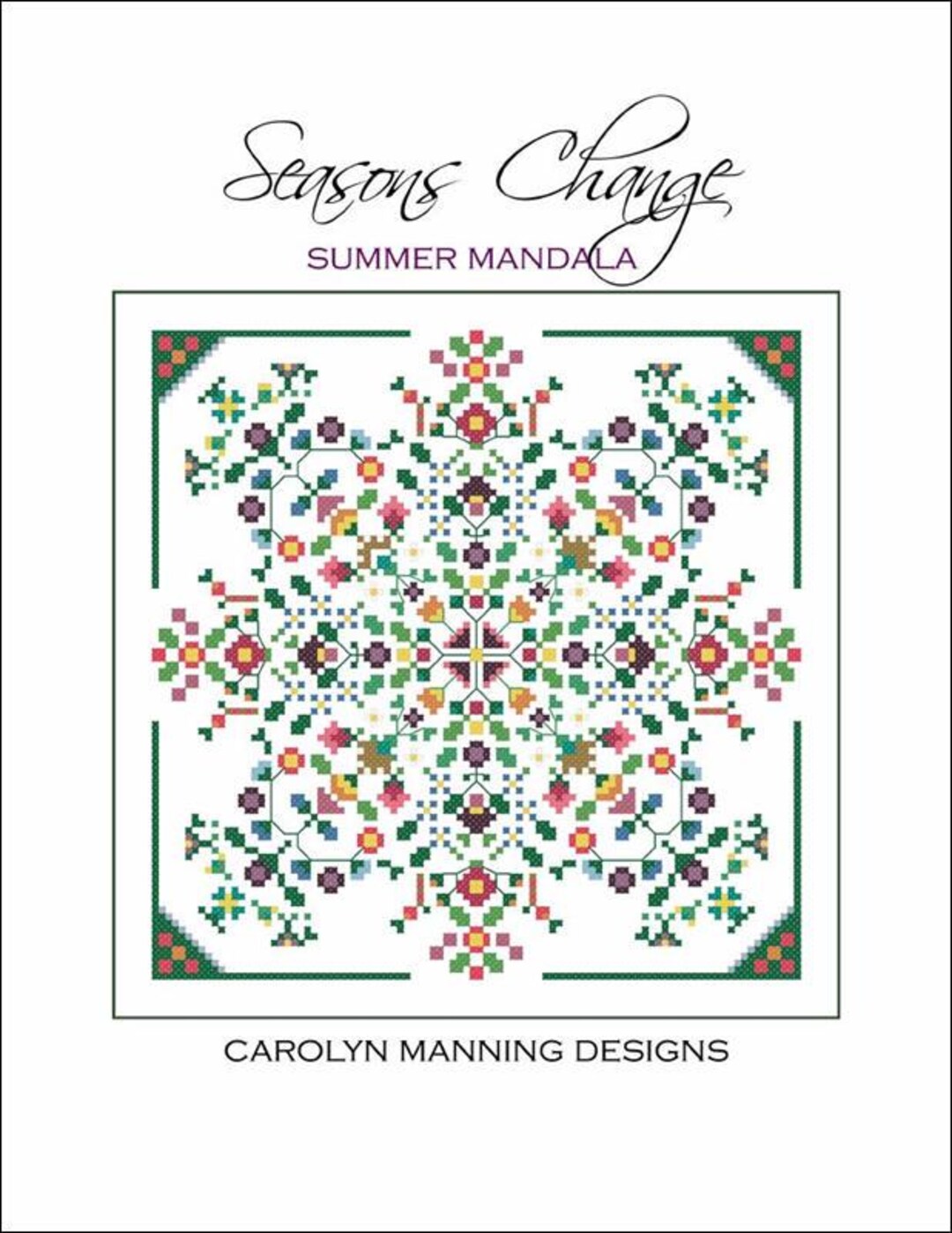 Seasons Change (summer Mandala) Counted Cross Stitch Pattern From ...