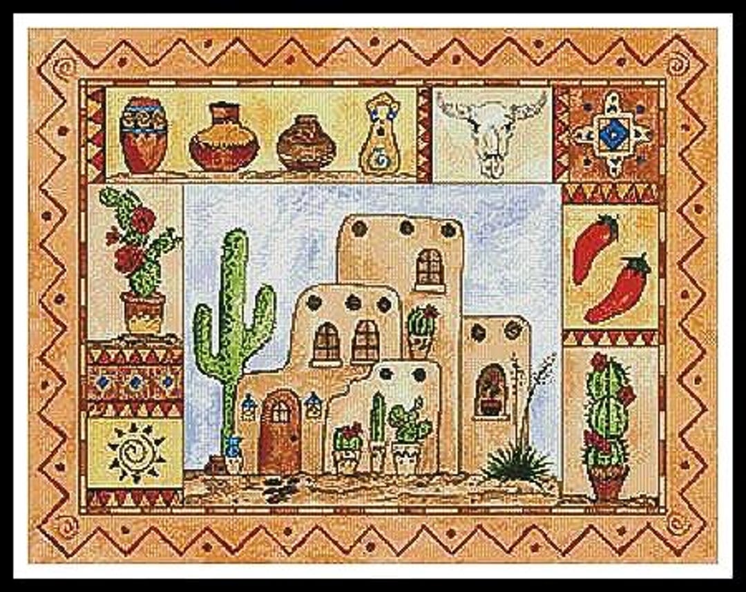 Southwest Sampler Counted Cross Stitch Pattern by Artecy Cross Stitch ...