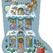 Twas the Night Before Christmas Stocking Counted Cross Stitch Pattern ...