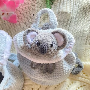 Crochet Pattern Koala Rucksack, Crochet Pattern for Children’s Rucksack ...