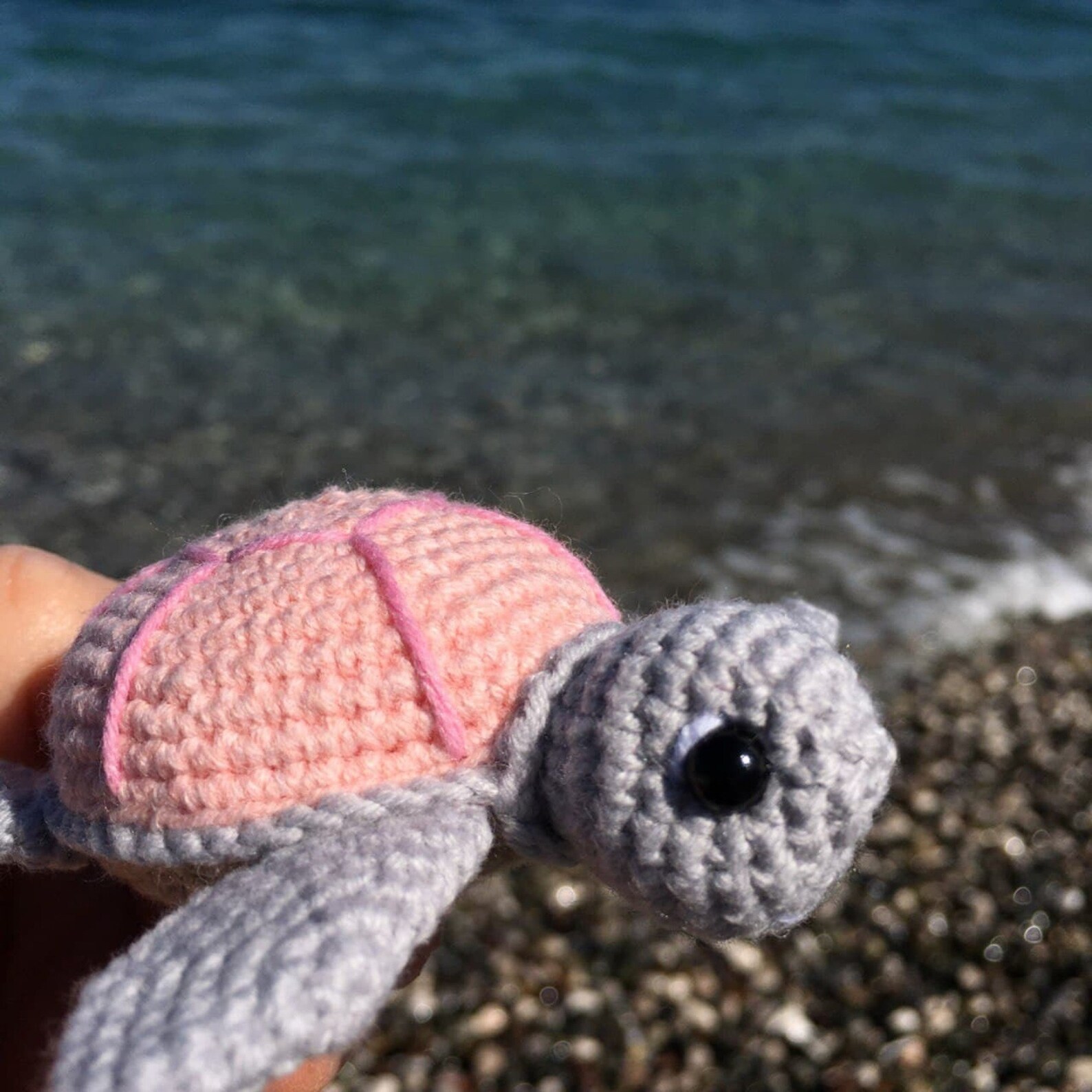 Crochet Pattern Blue Sea Turtle Turtle Amigurumi Baby Turtle | Etsy