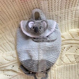 Crochet Pattern Koala Rucksack, Crochet Pattern for Children’s Rucksack ...