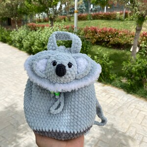 Crochet Pattern Koala Rucksack, Crochet Pattern for Children’s Rucksack ...