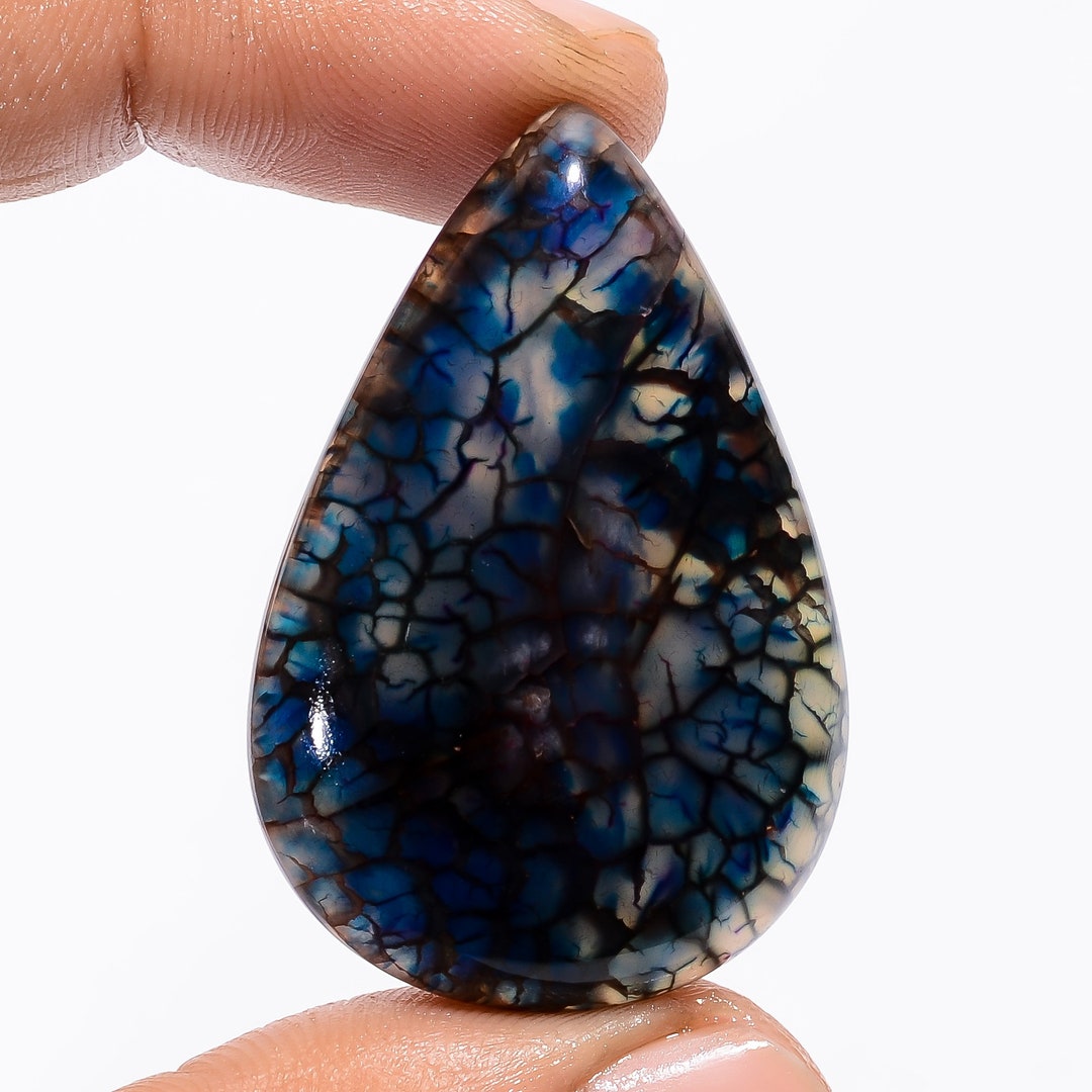 Blue Dragon Veins Agate Immaculate Top Grade Quality Natural Gemstone ...