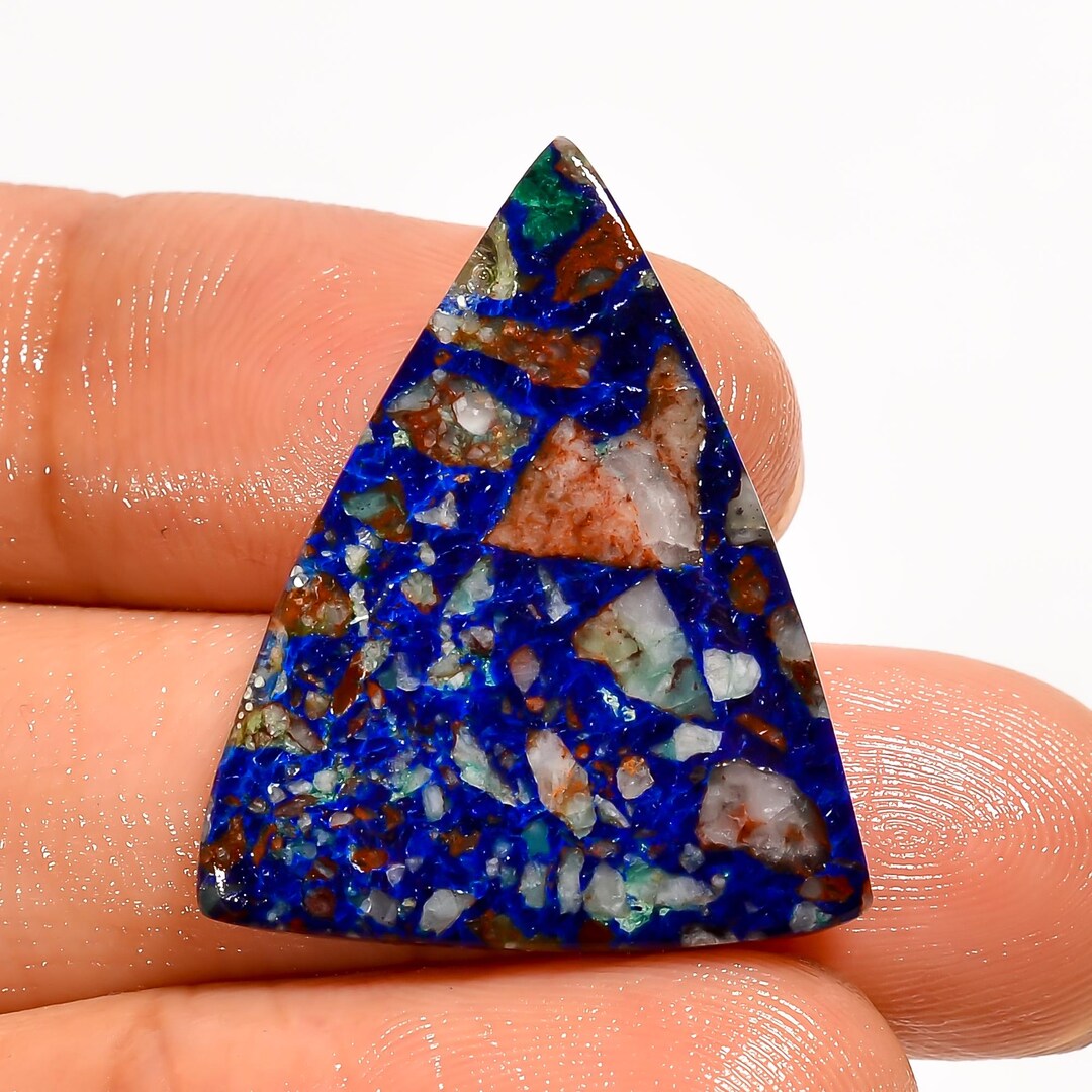 Rare Galaxy Azurite Cabochon | Natural Royal Blue Azurite Top Quality ...