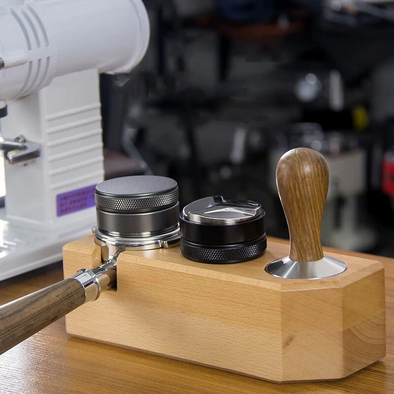 Best Smooth Solid Wooden Coffee Tamper Holder,machine Stand,coffee ...