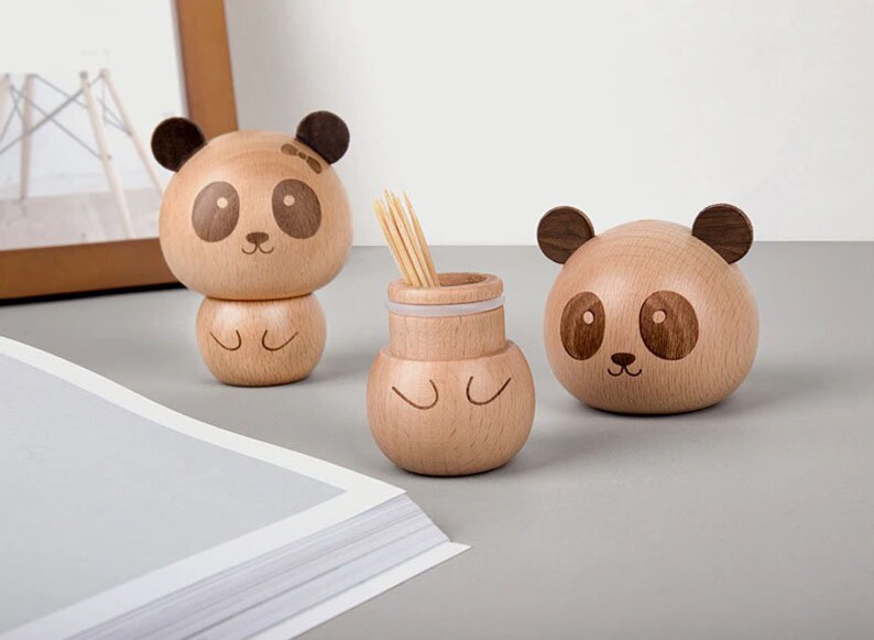 Creativewooden Toothpick Holdercartoon Personality Cute Home - Etsy