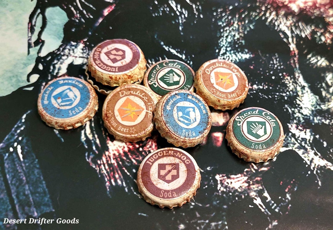 UNOFFICIAL Zombie Game | Perk A Cola Bottlecaps Set of 10 FANMADE - Etsy