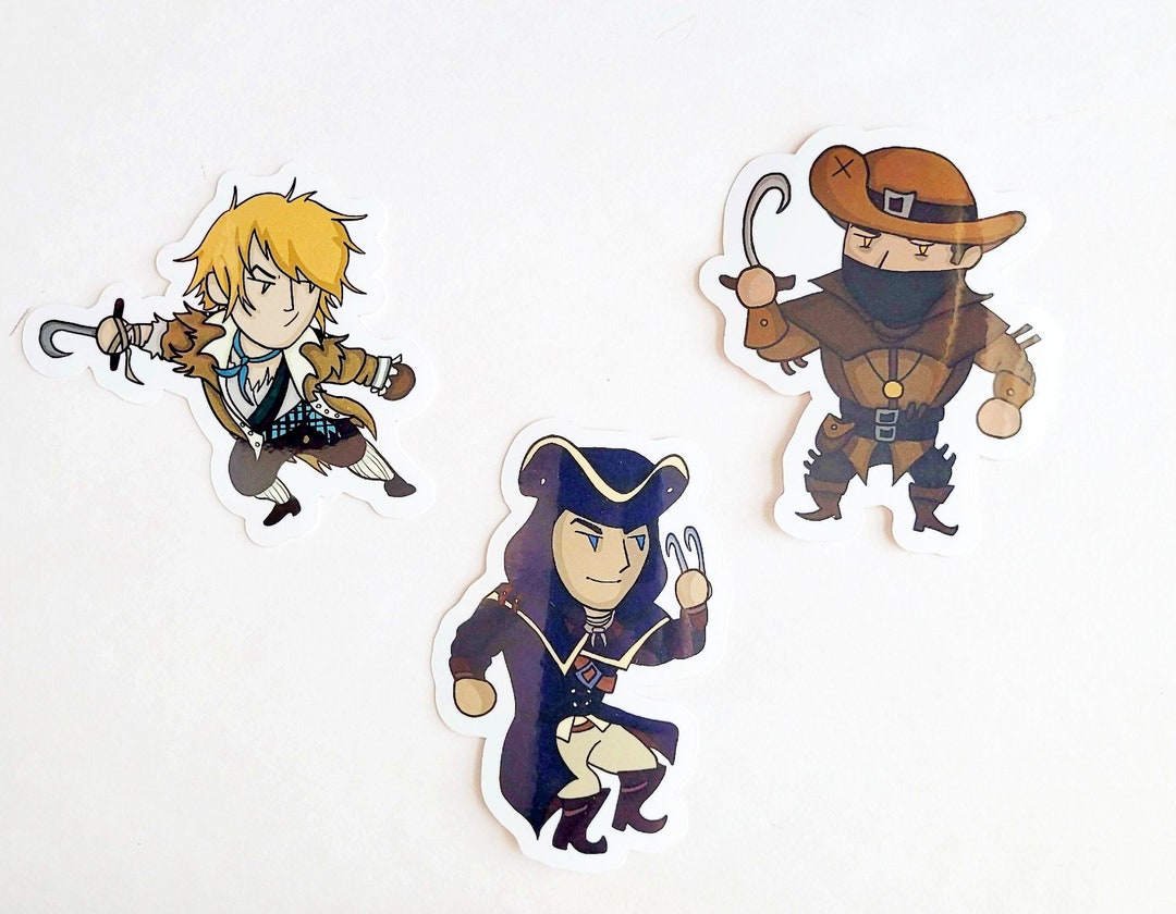 ASSASSIN'S 3 MULTIPLAYER Inspired Stickers Robber the Huntsman Night ...