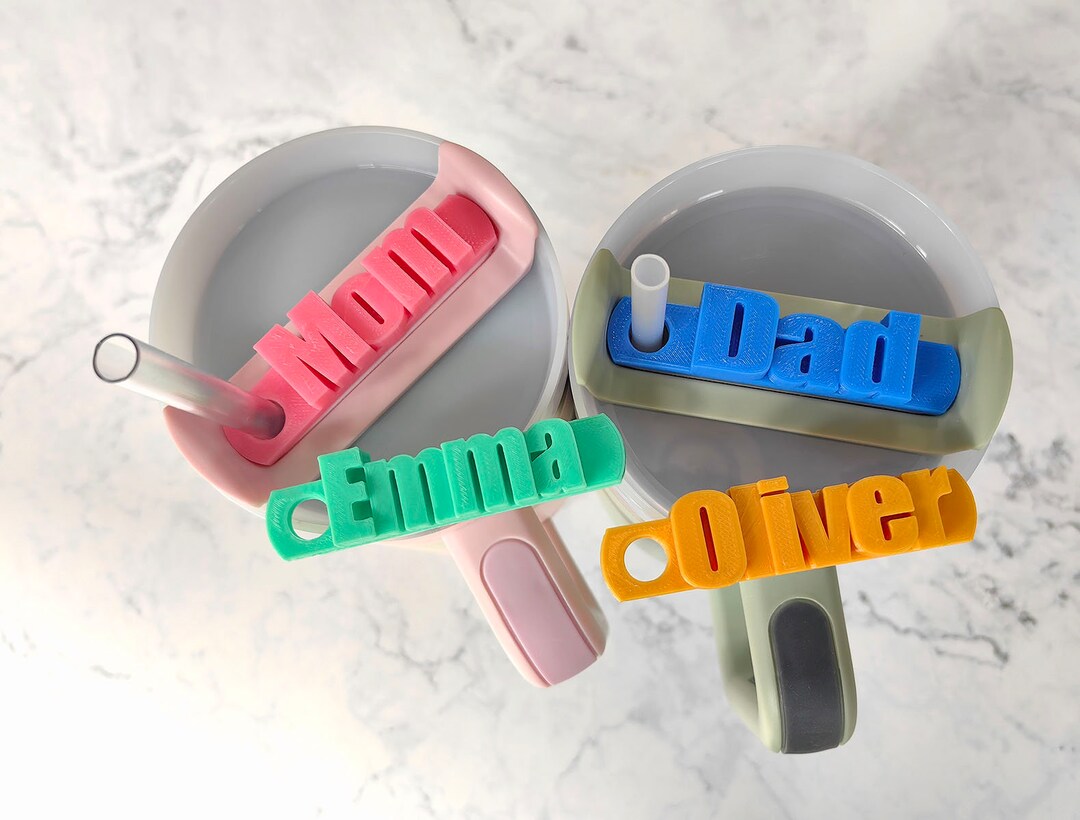 Stanley Decorative Name Tag in 12 Colors / 3D Printed Personalized Name ...