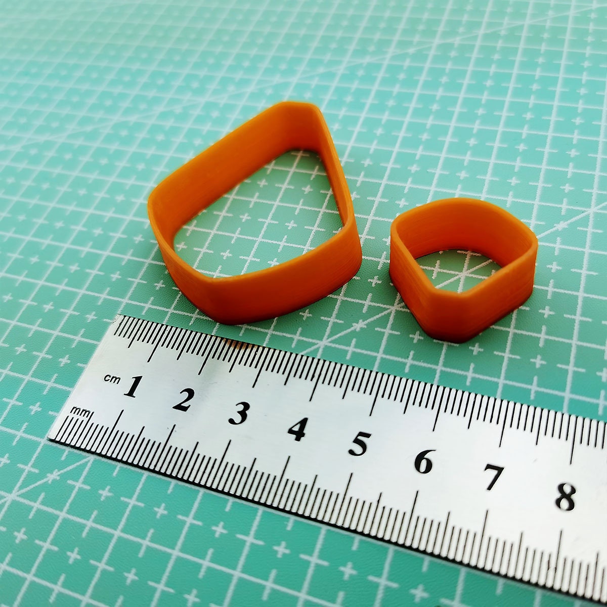 Irregular Rhombus Polymer Clay Cutters 3D Printed Polymer | Etsy