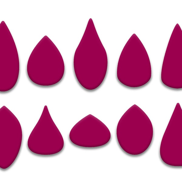 Tear Drop Shape - Etsy