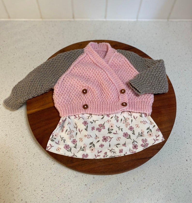 Knitting Pattern Crossover Cardigan PDF Instant Digital Download ...