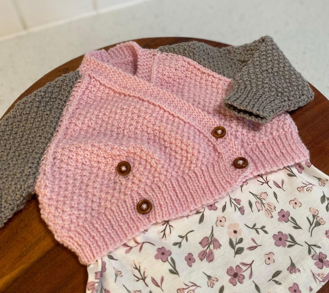 Knitting Pattern Crossover Cardigan PDF Instant Digital Download ...
