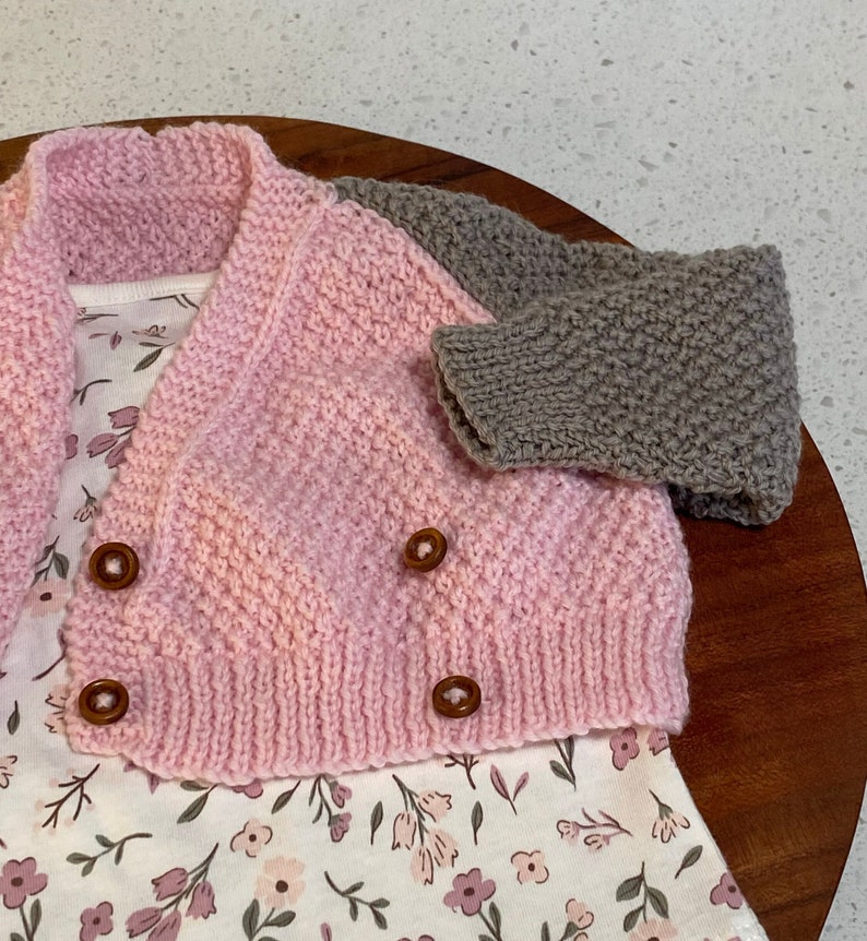 Knitting Pattern Crossover Cardigan PDF Instant Digital Download ...