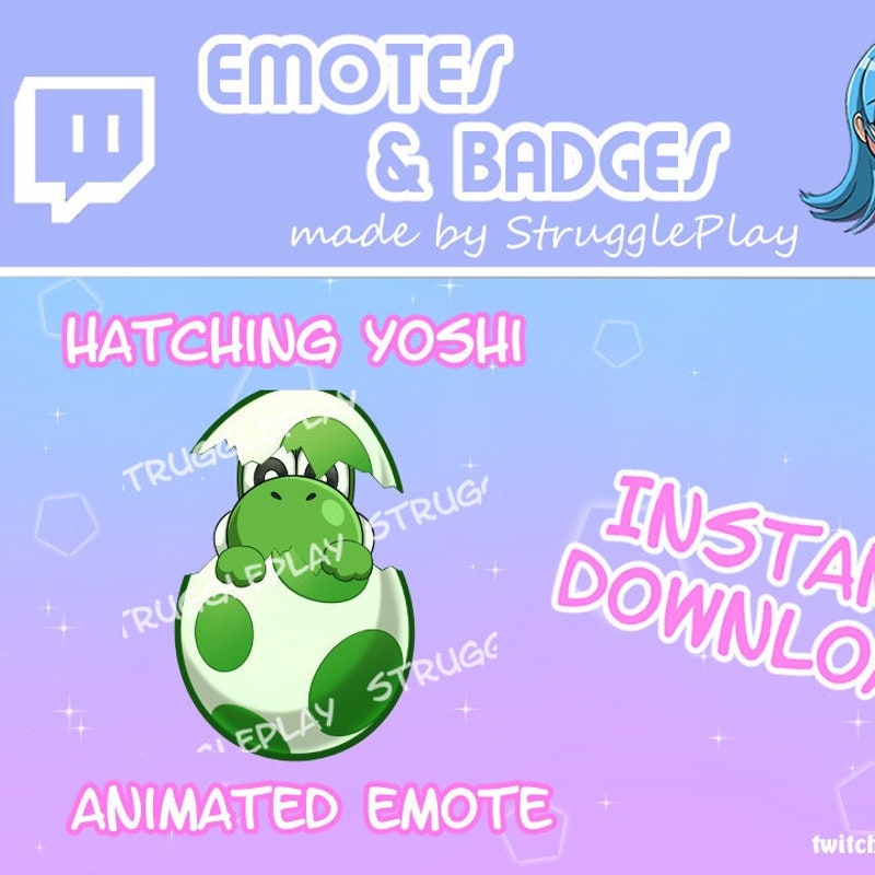 Yoshi Twitch Emotes - Etsy