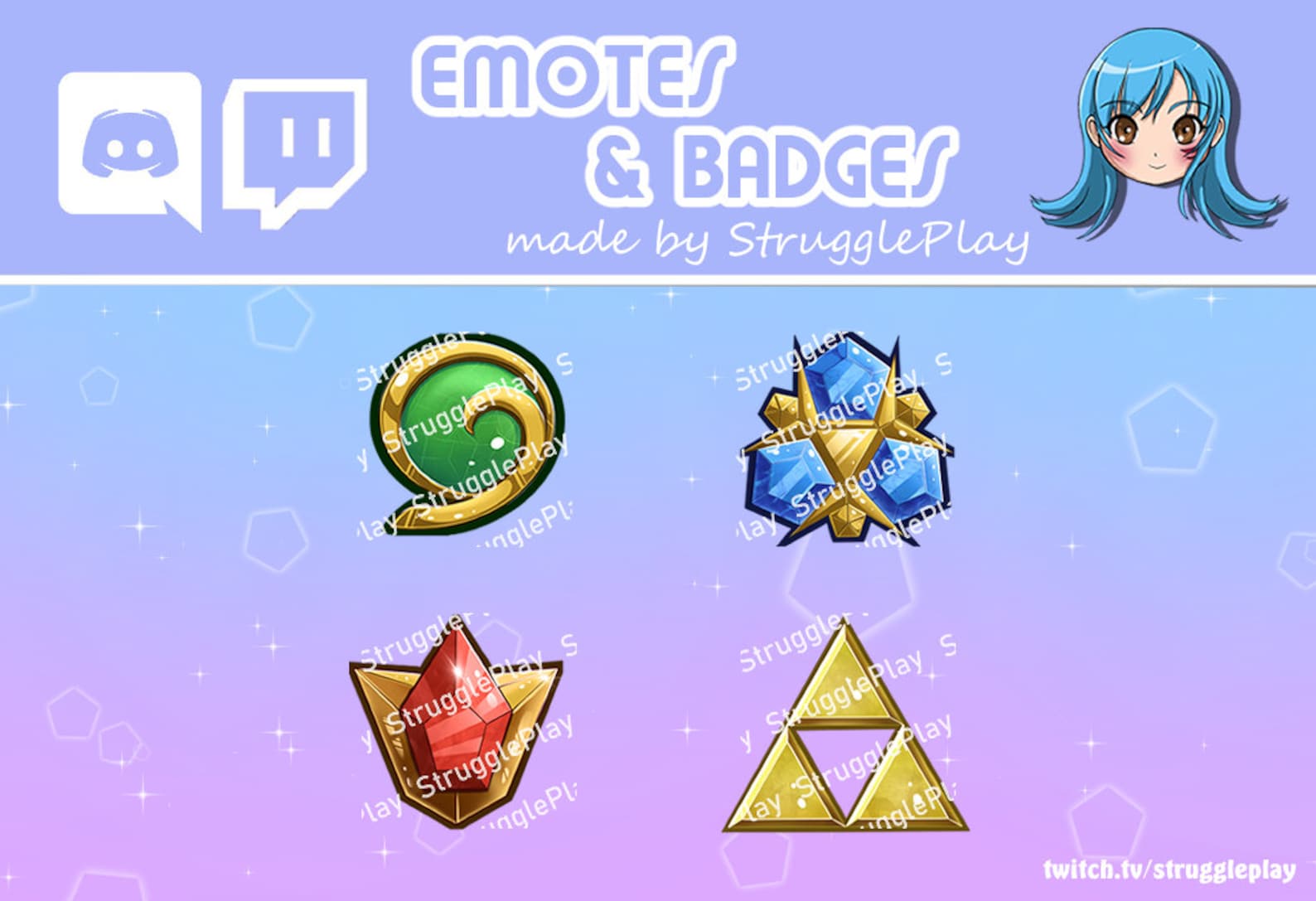 The Legend of Zelda - Ocarina of Time (oot) I Emote Set "spiritual ...