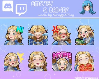 The Legend of Zelda - Tears of the Kingdom I Twitch Emote Set I Tloz ...